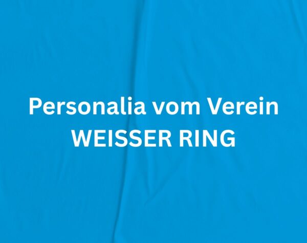 Der Verein WEISSER RING in Bewegung - Weisser Ring